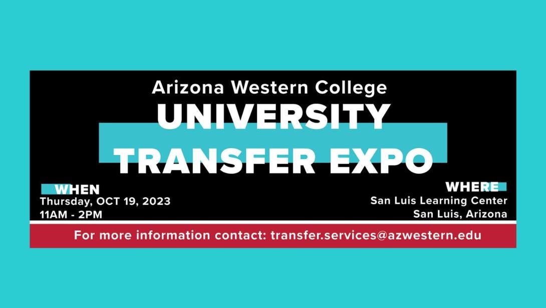 NTSW: University Transfer Expo at the San Luis Learning Center ...